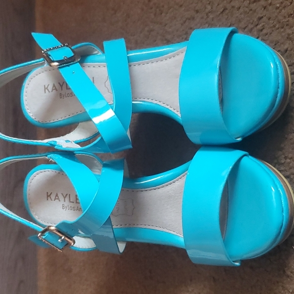 KAYLEEN By Los Angeles | Shoes | Kayleen Dayla Ladies Strappy Blue Open ...